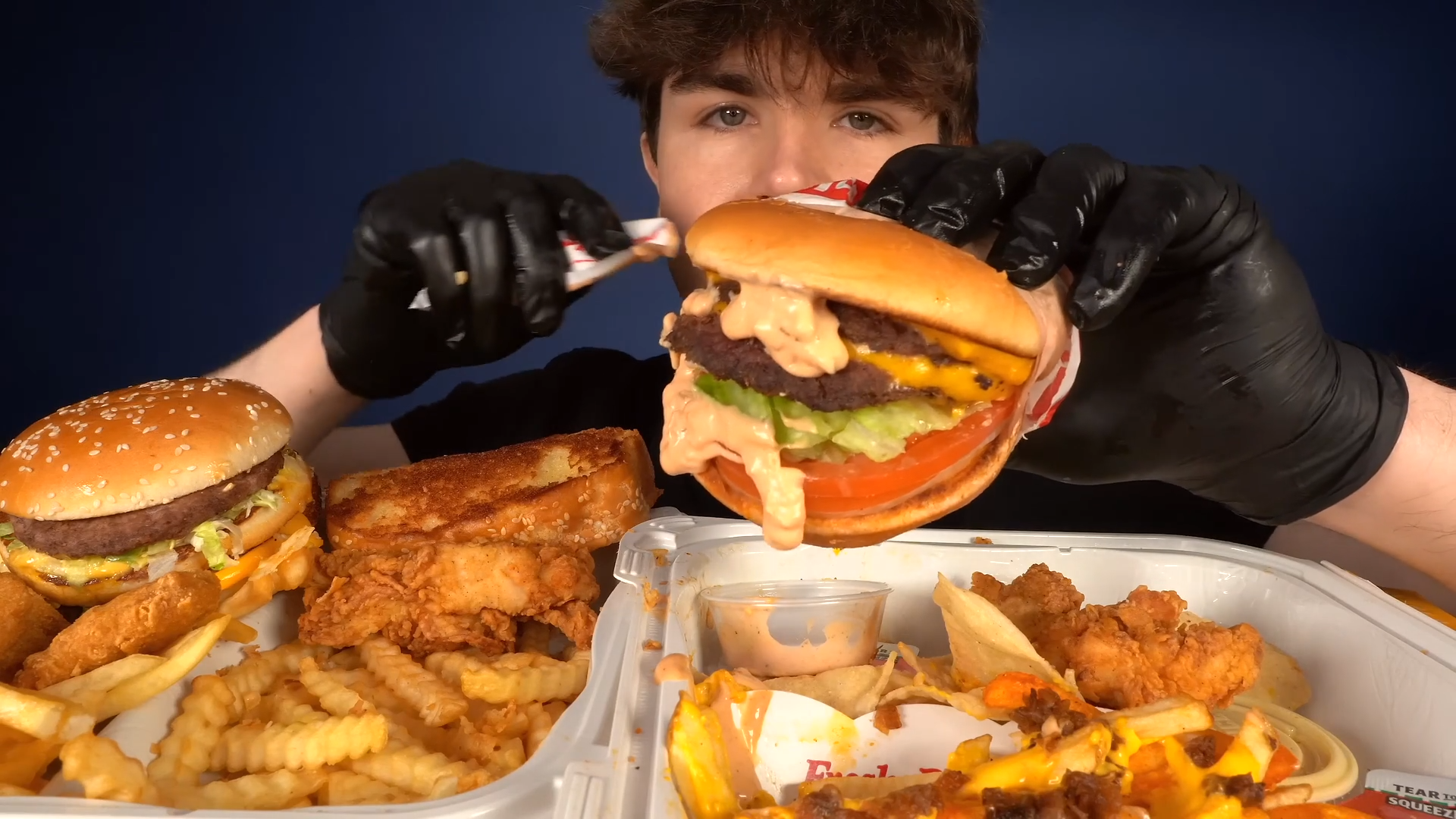Man tries viral fast food challenge
