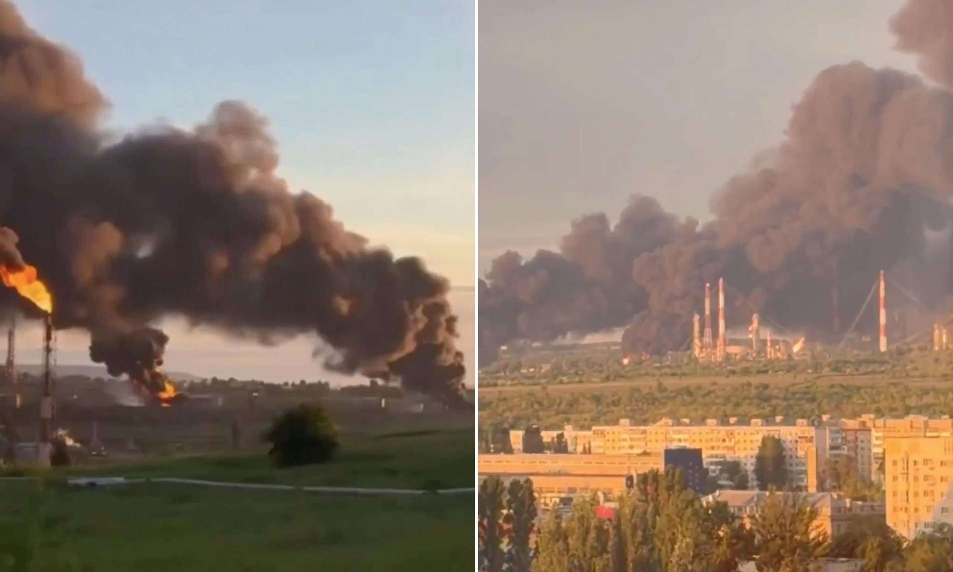 Ukrainian drones strike oil pumping station 800 miles into Russian ...