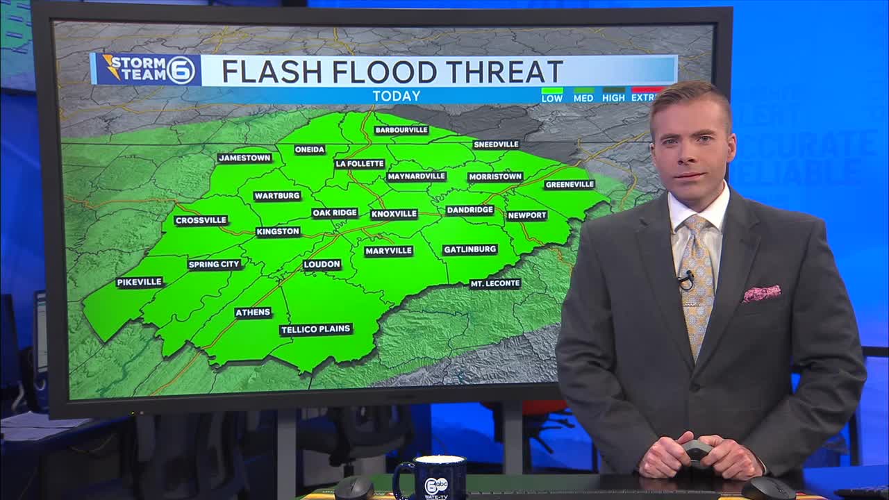 Flood potential Sunday ahead of more storms Monday