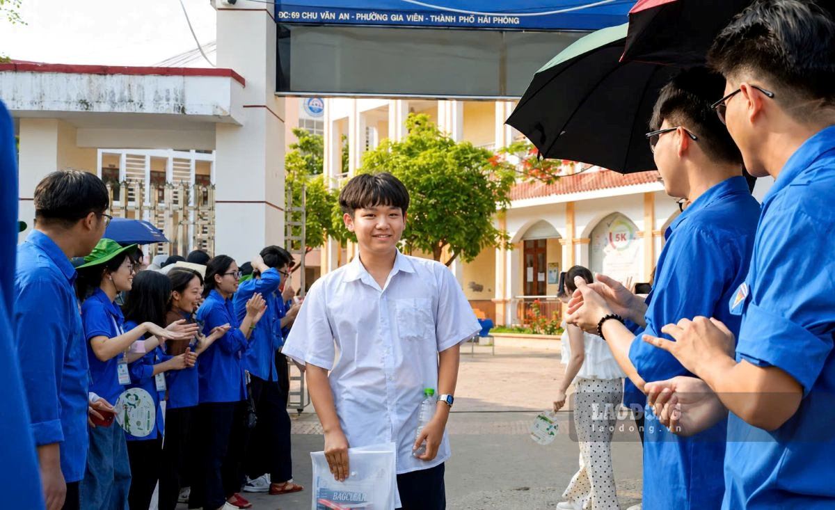 Kết thúc môn thi đầu tiên kì thi vào 10 ở Hải Phòng, thí sinh tự tin ...