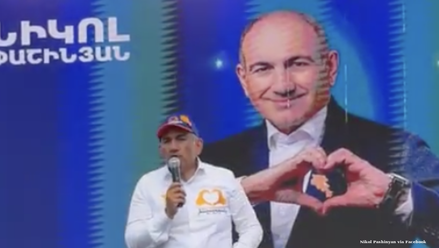 Poll points to landslide win for Armenia's Pashinyan as Russia steps up ...