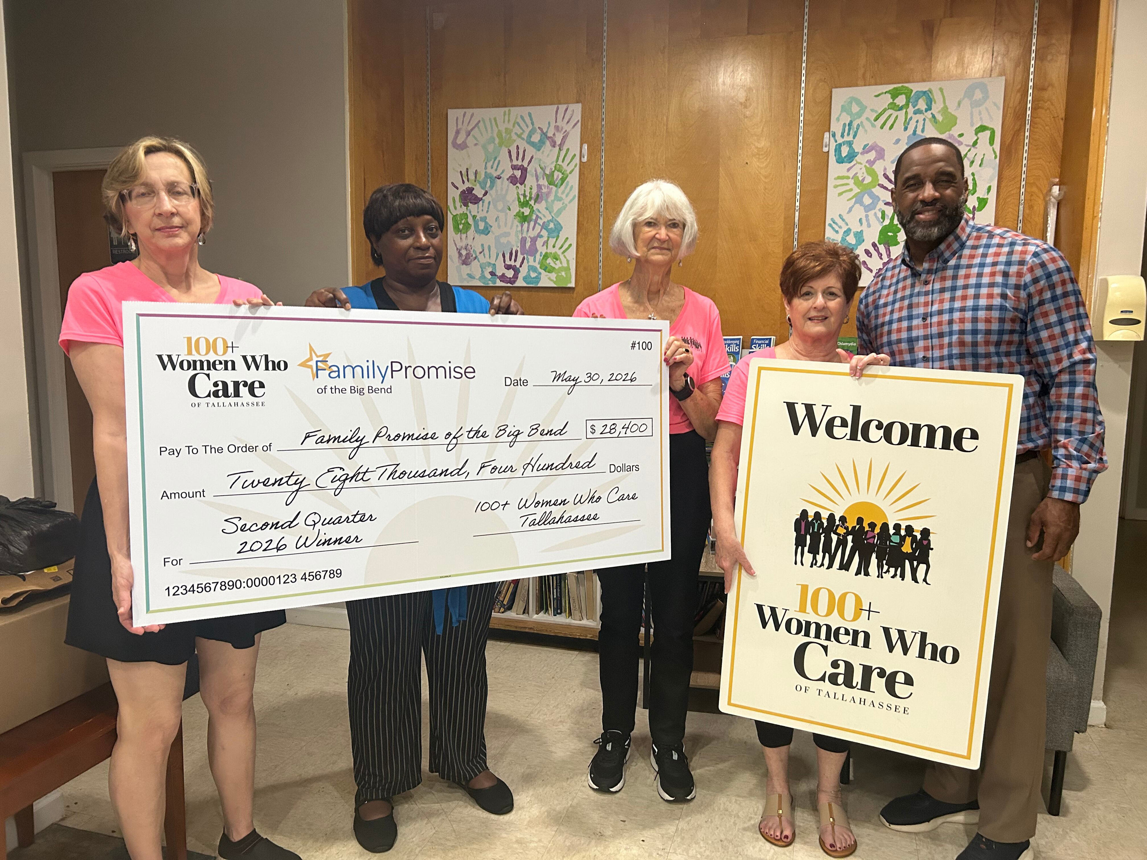 Family Promise of the Big Bend receives $28,000 donation from 100 Women ...