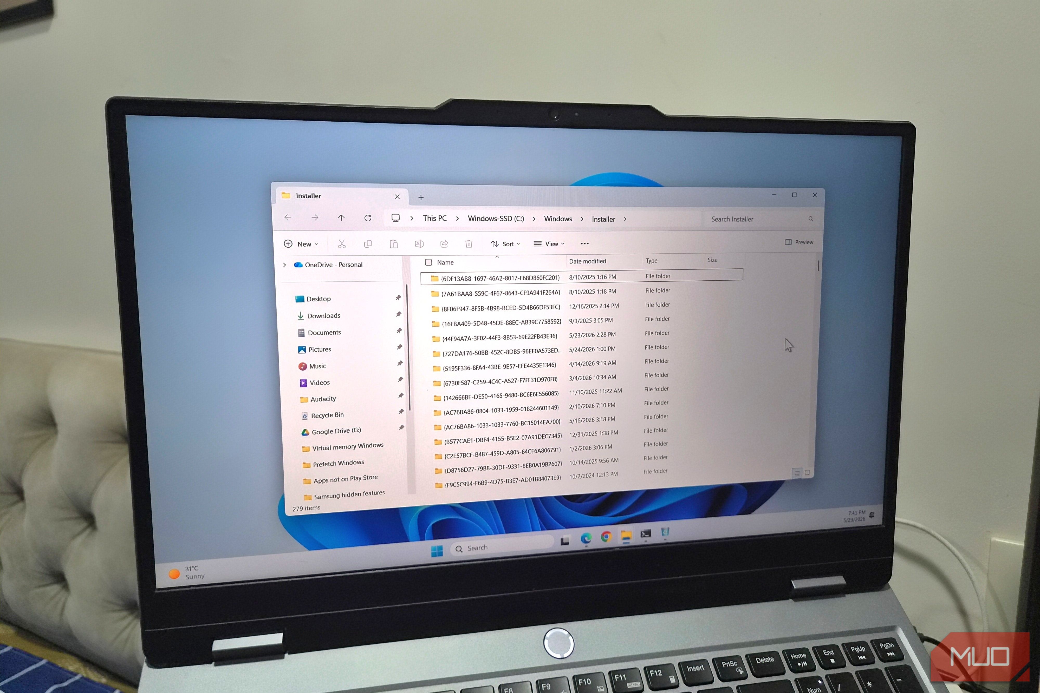 I didn’t realize this hidden folder was taking up 60GB of space