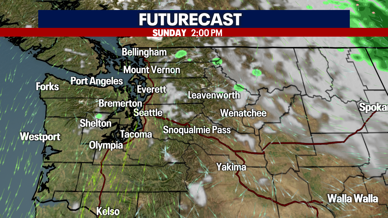 Seattle weather: Warming trend continues, peaking on Tuesday