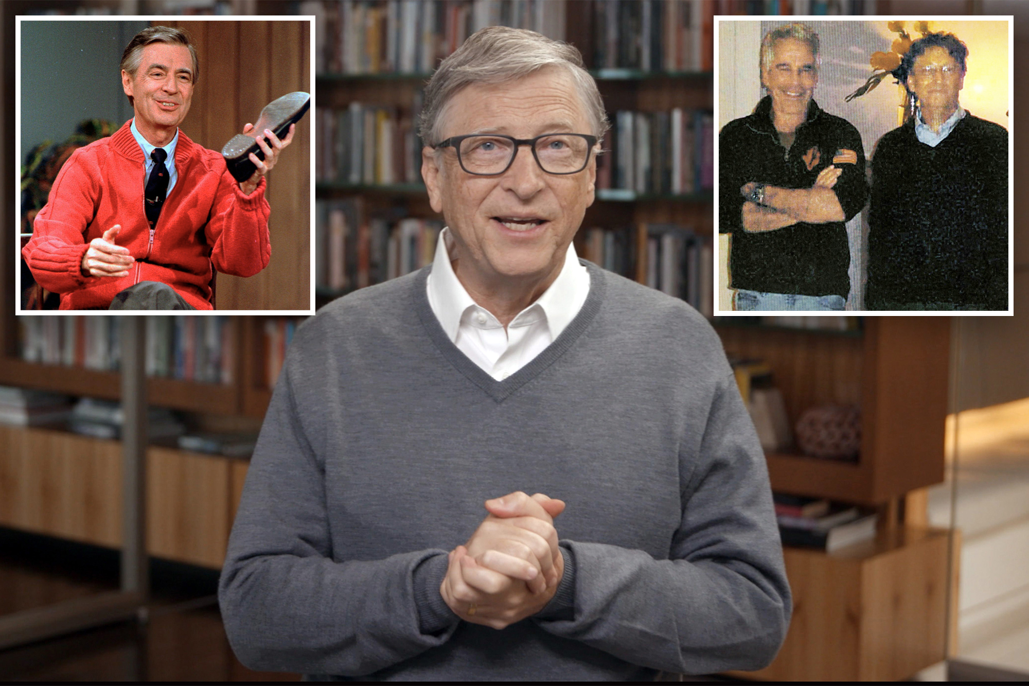 Bill Gates plotted to look like Mr. Rogers — using customized mannequin ...