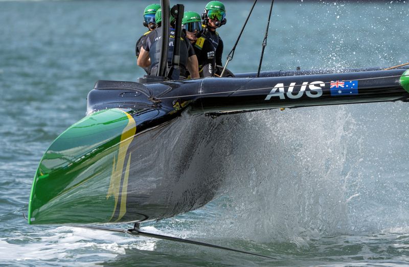 Sailing-Australia claims third straight SailGP victory after tense New ...