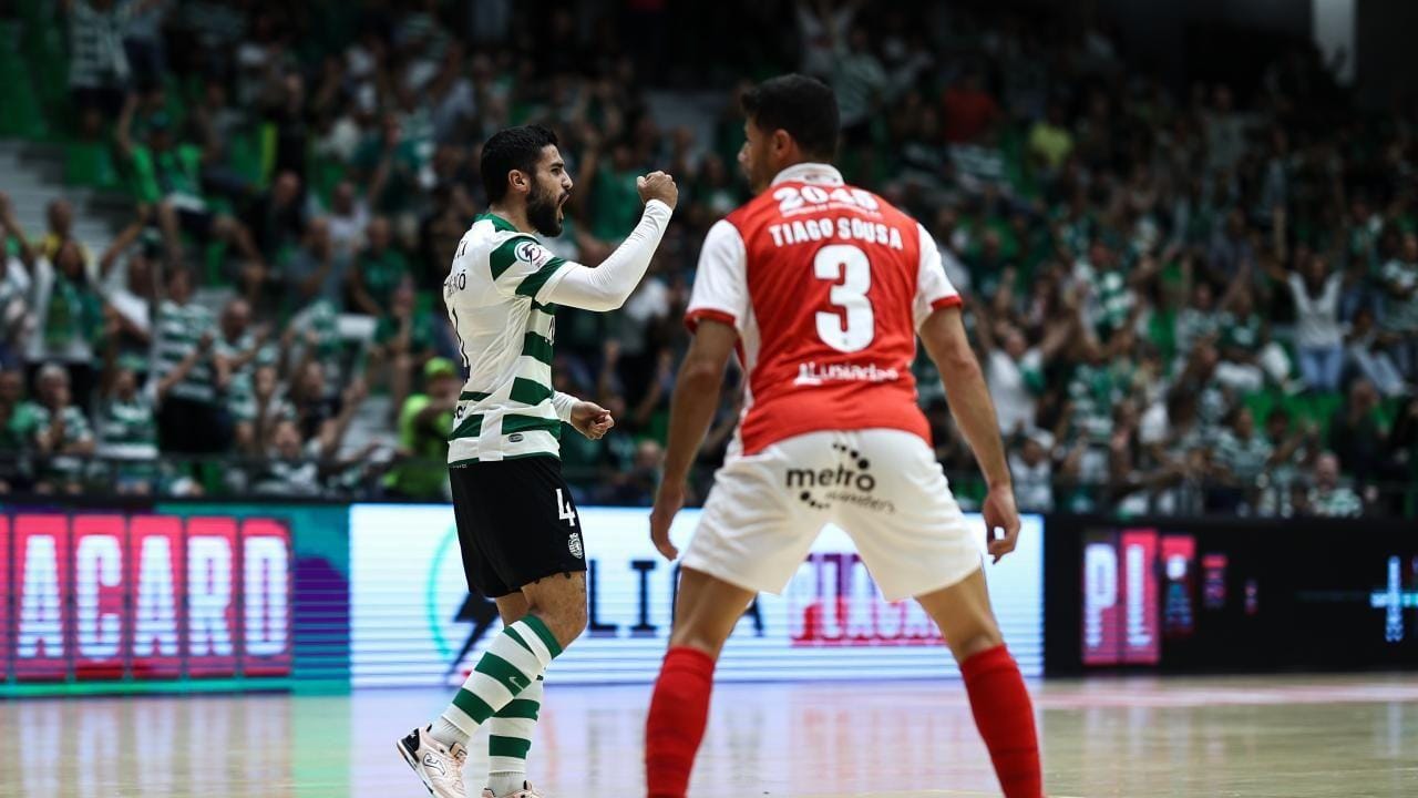 Futsal: Sporting vence em Braga e fica a um passo da final do campeonato