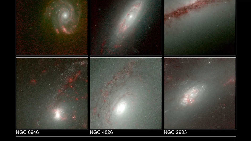 Hubble captures rare gas loss in galaxy M88
