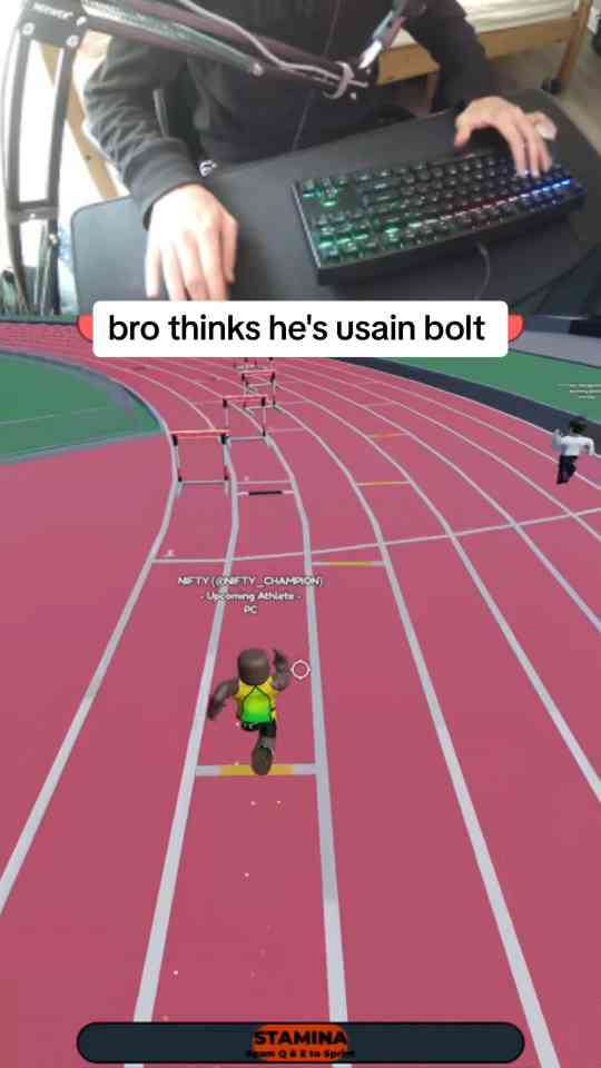 Roblox track and field sprint race challenge