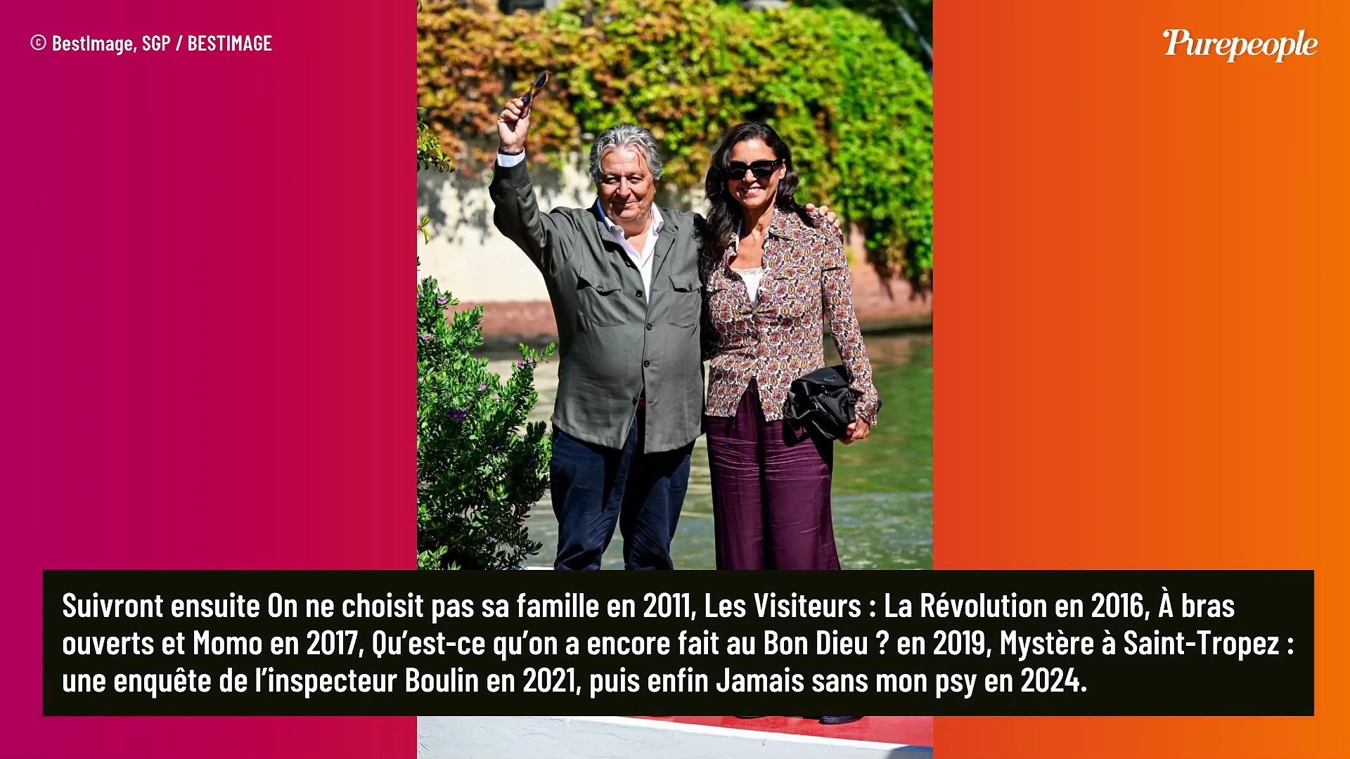 Depuis 22 ans, Christian Clavier vit avec Isabelle de Araujo, une femme ...