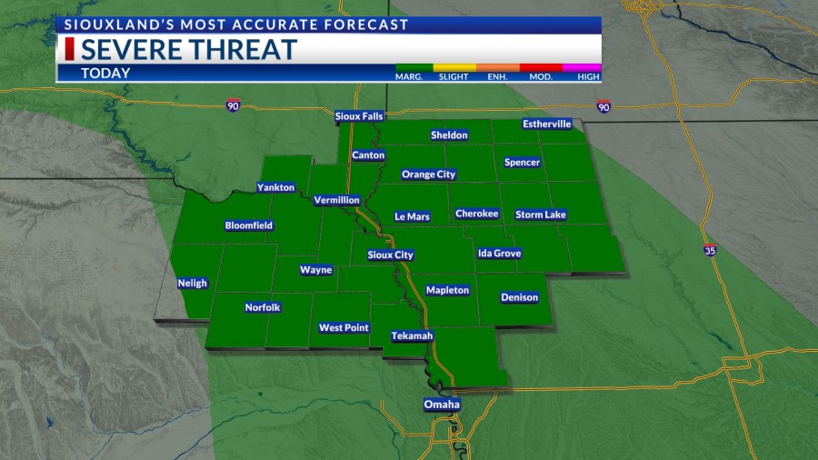 May 31st PM: Sunnier skies with isolated storms