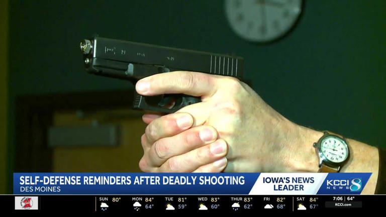 Des Moines park shooting puts Iowa self-defense gun laws in focus