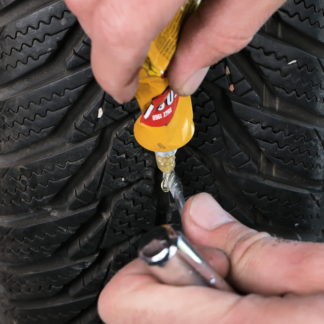 Emergency care tire repair ASMR! 🚗