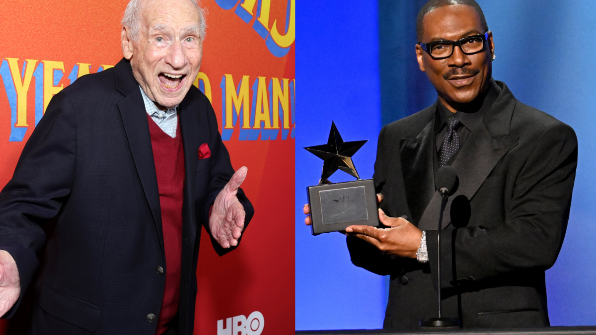 Mel Brooks honors Eddie Murphy in Netflix's AFI Life Achievement Award ...