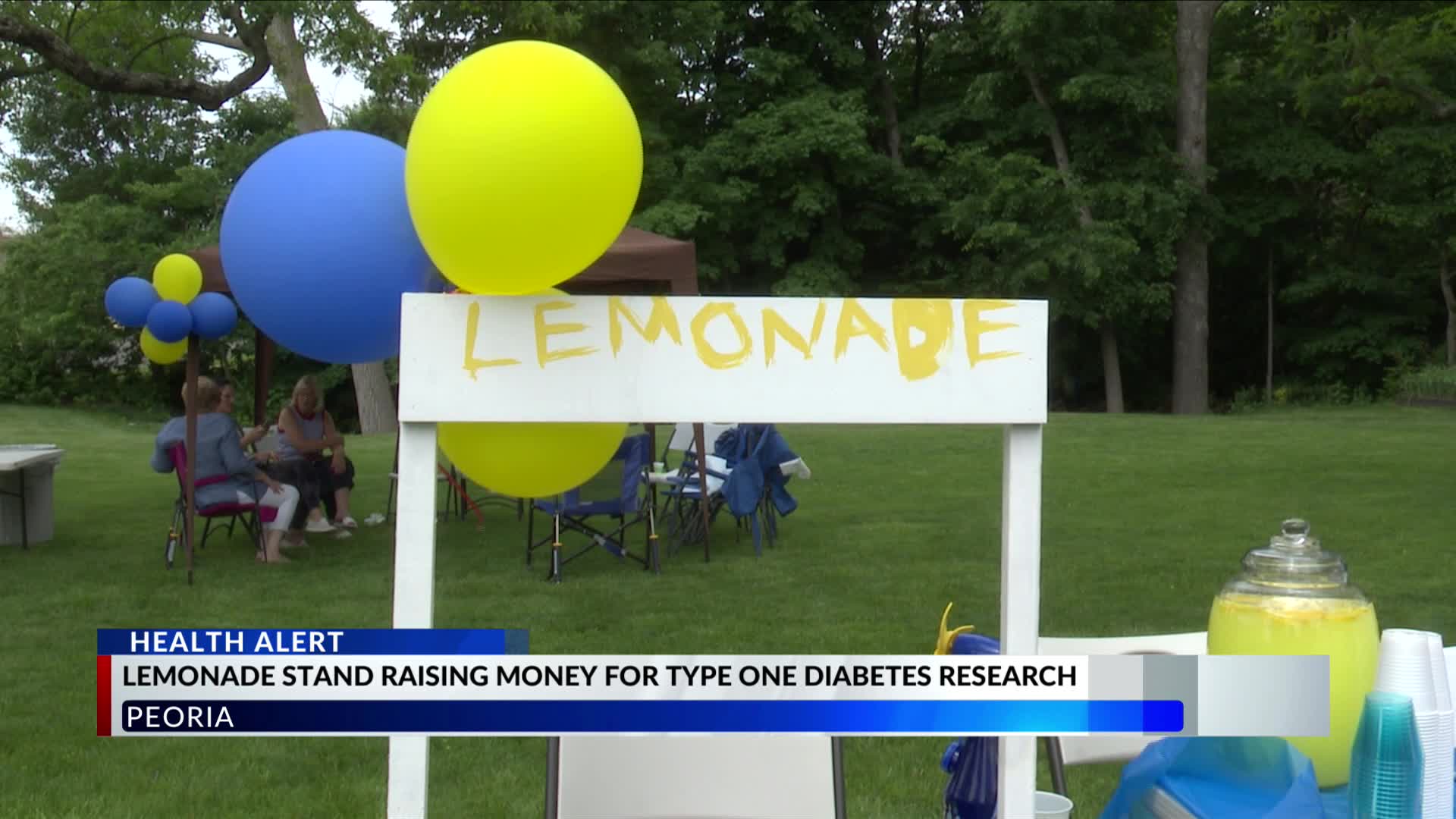 Peoria lemonade stand raising money for Type One Diabetes research