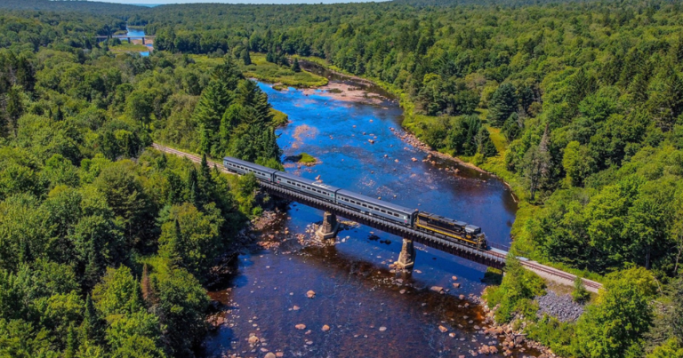 This scenic Adirondack train ride shows off New York's best views