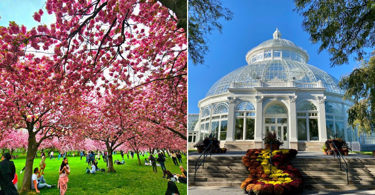 New York’s premier botanical park is now open for spring with elaborate ...