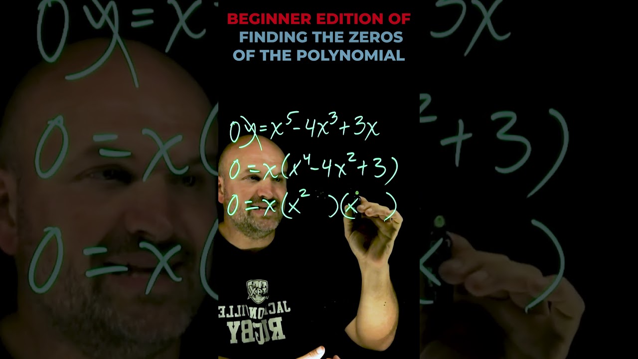 Finding zeros of polynomials made easy #maths #algebra #studyhacks