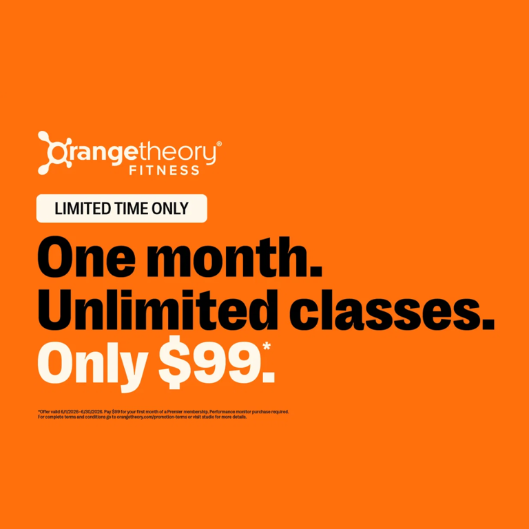 Need a summer reset? Orangetheory is offering unlimited classes for $99