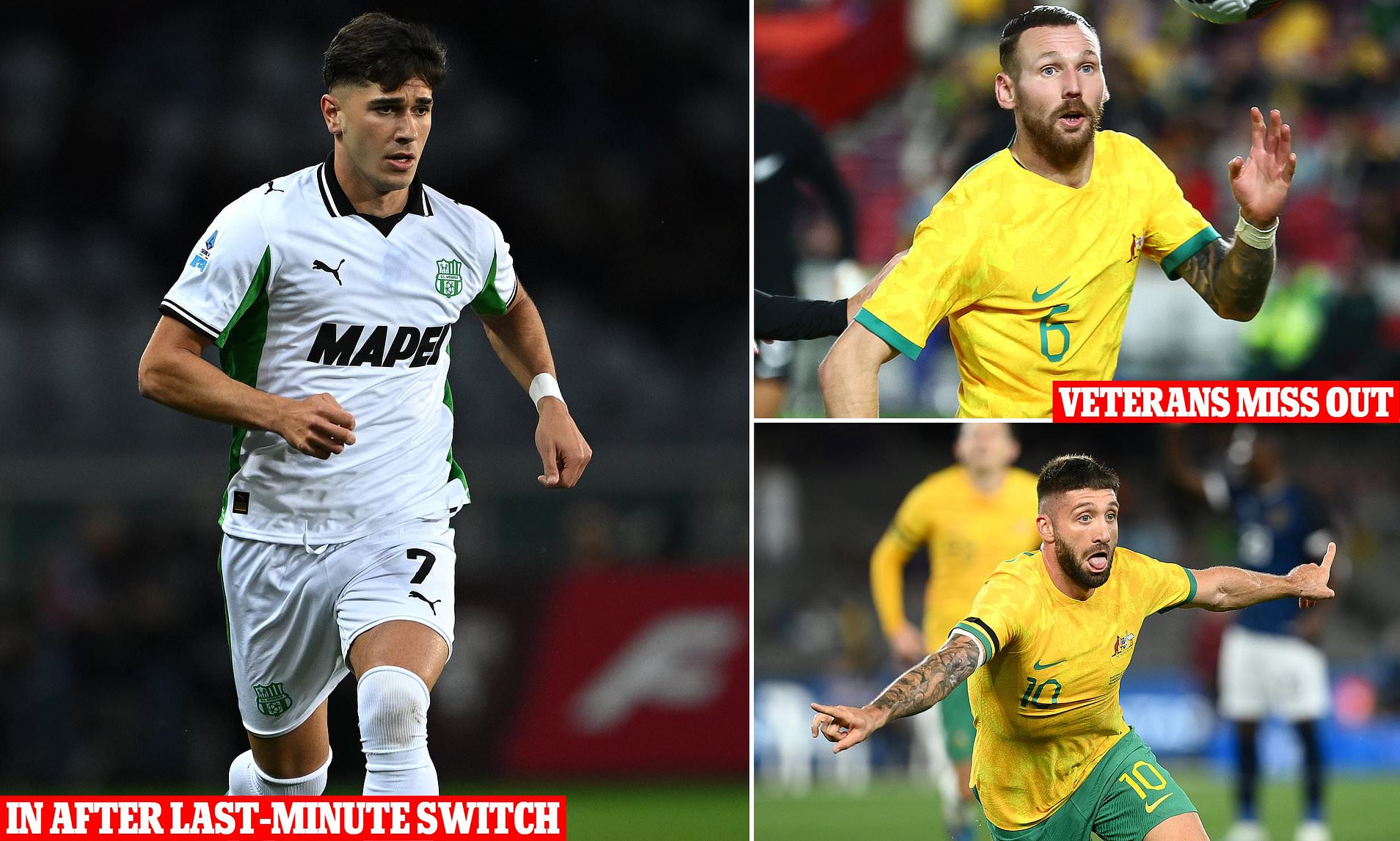 Inside the Socceroos' World Cup squad: Joy for two debutants but ...