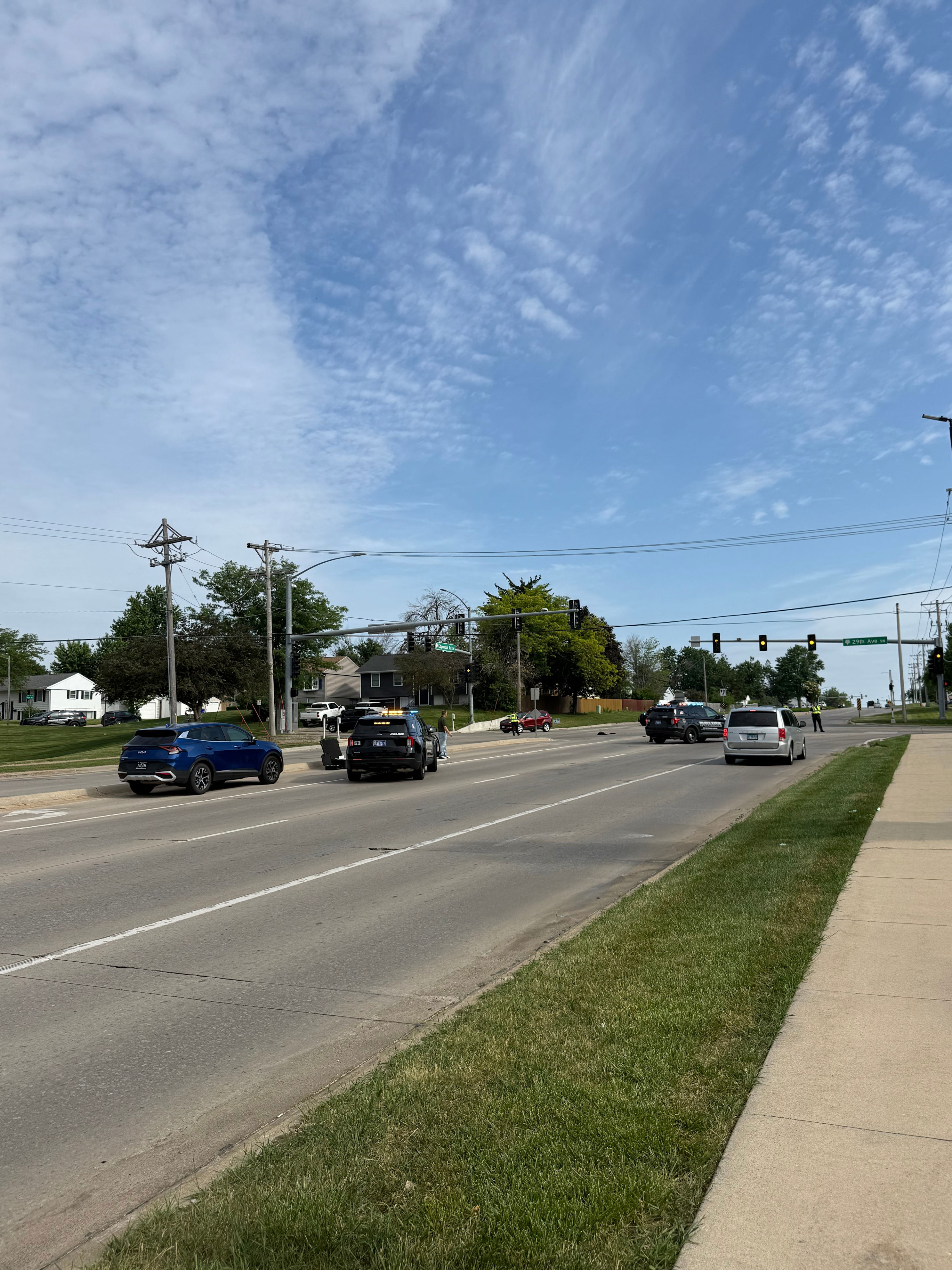 One injured after vehicle hits pedestrian in Cedar Rapids