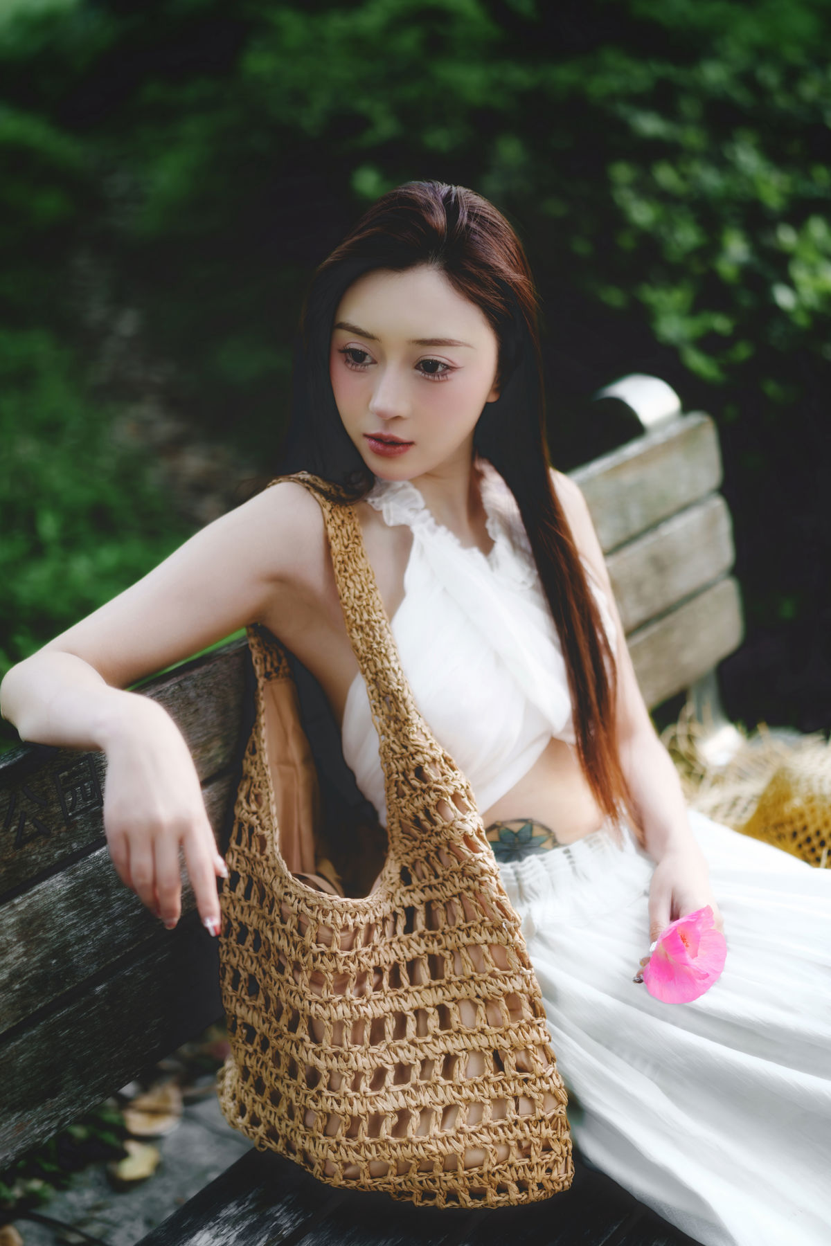 白裙美女 | 摄影 Atom小强