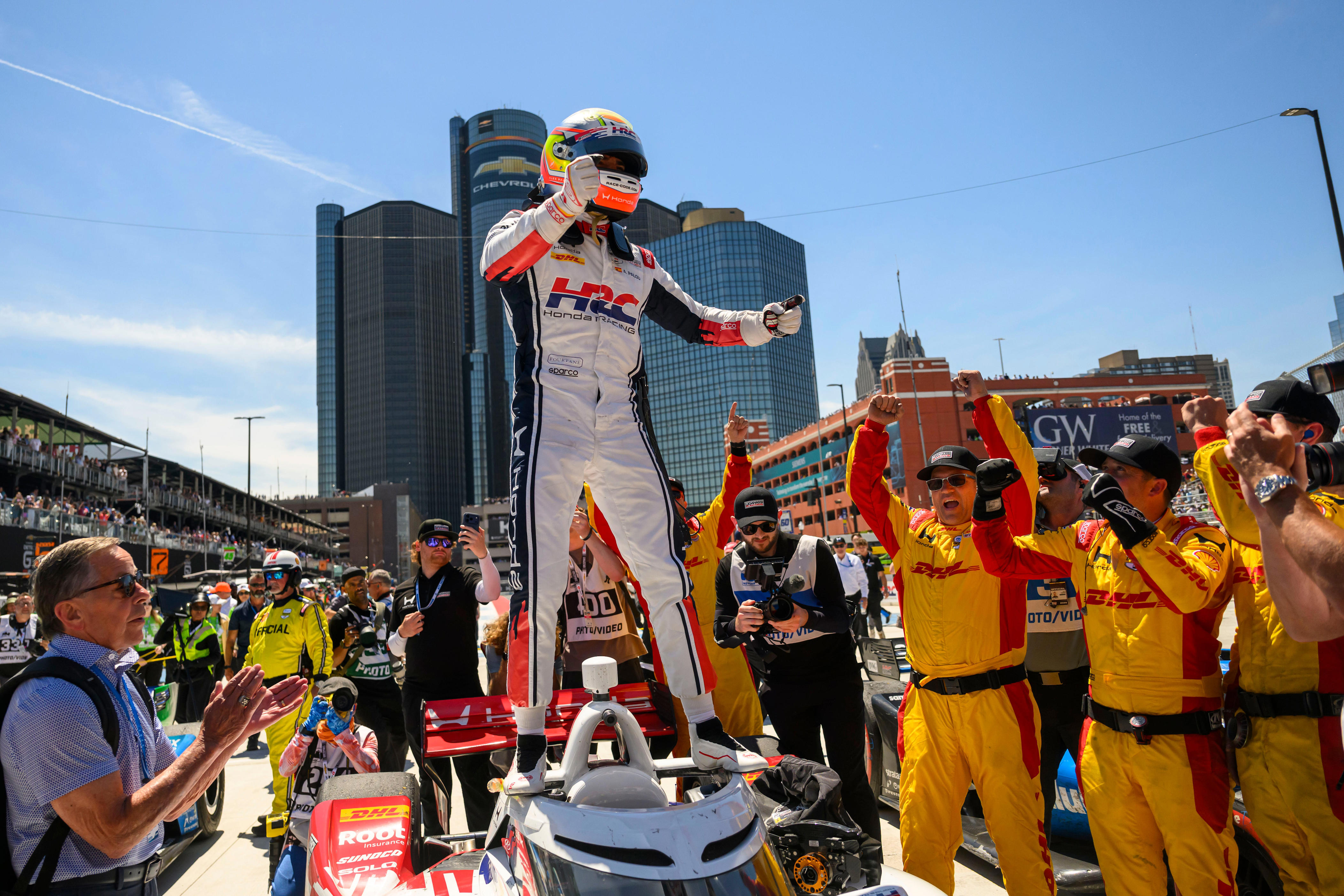 Pole-sitter Palou races to Detroit Grand Prix win: 'Very tough today'
