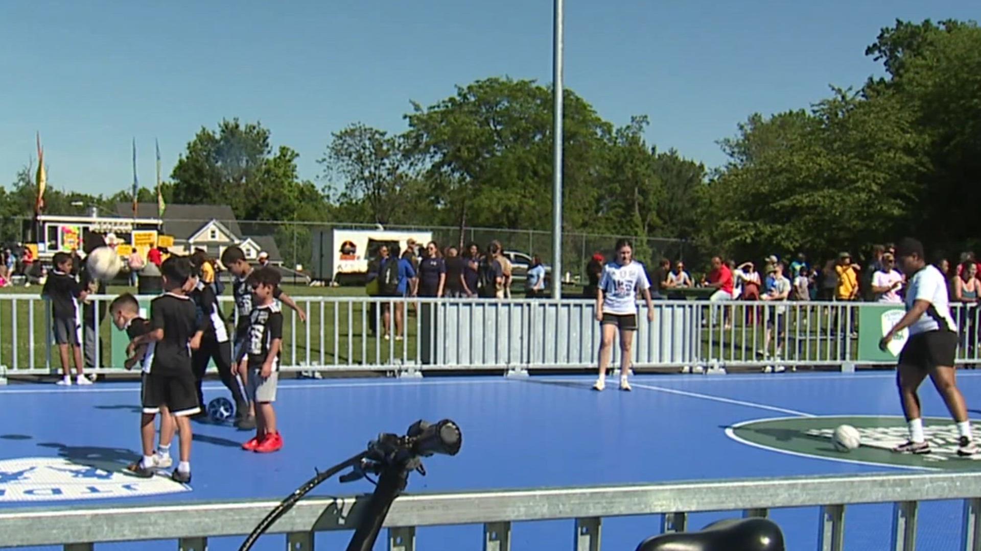 Mini-pitch opens at Penbrook Community Park