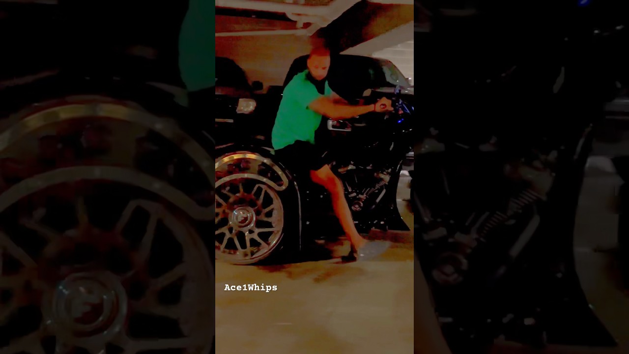 Slim Thug on his trike bike on Forgiatos