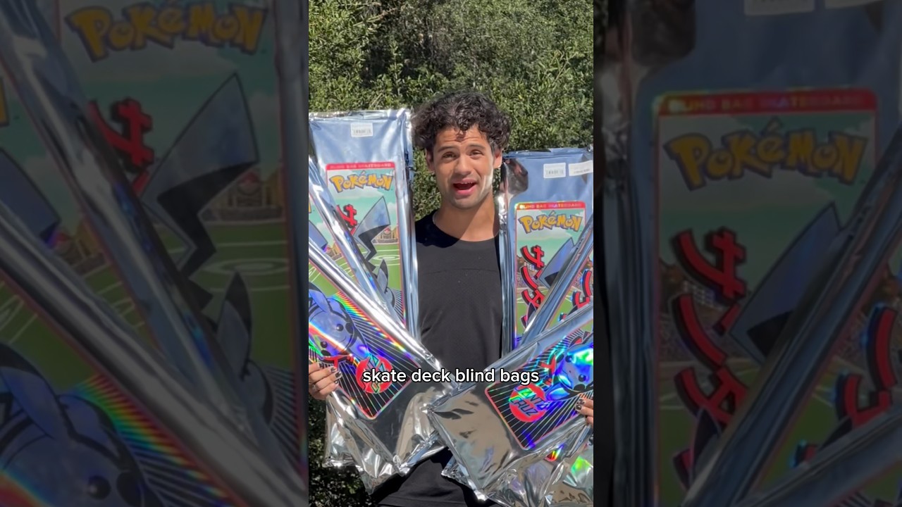 Opening 8 Santa Cruz Pokemon blind bags?! #skateboarding #pokemon # ...