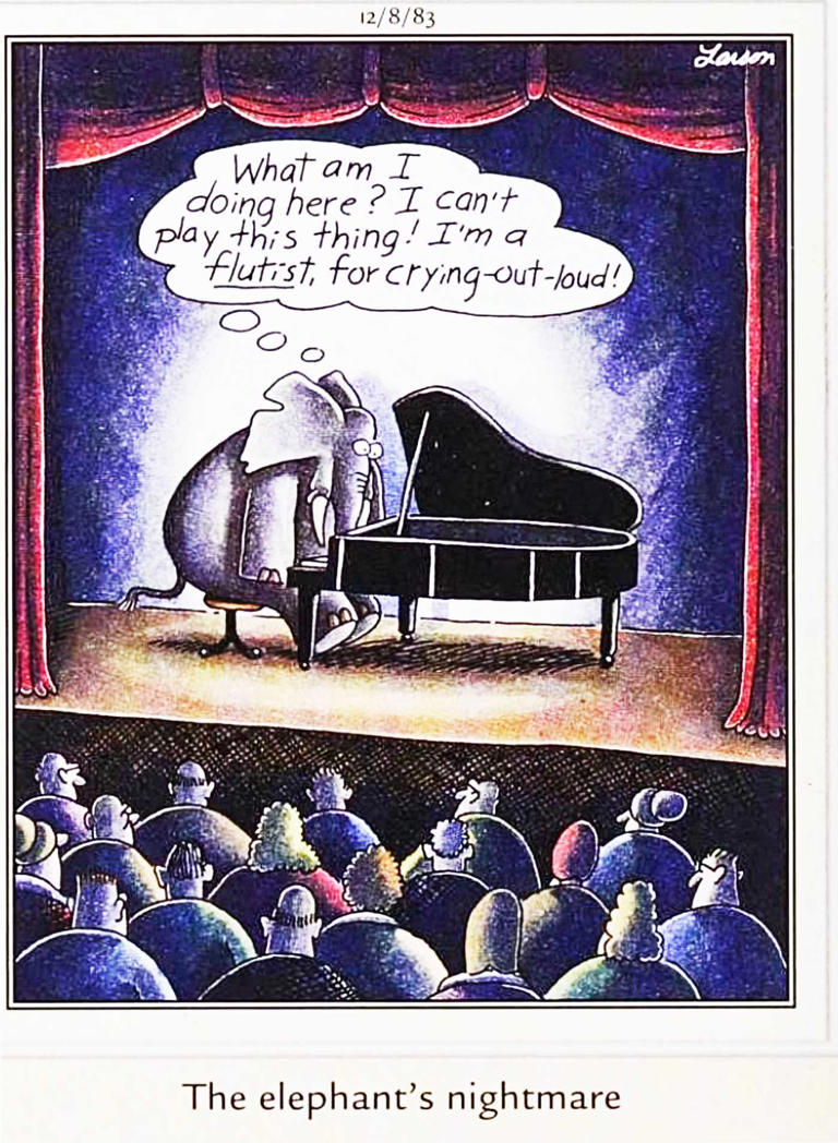 15 funniest Far Side comics about music