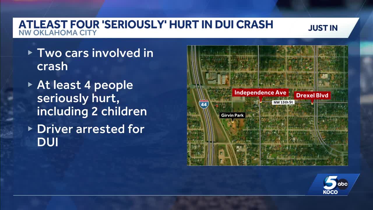 Police arrest driver for DUI after 2-car crash injures several people ...