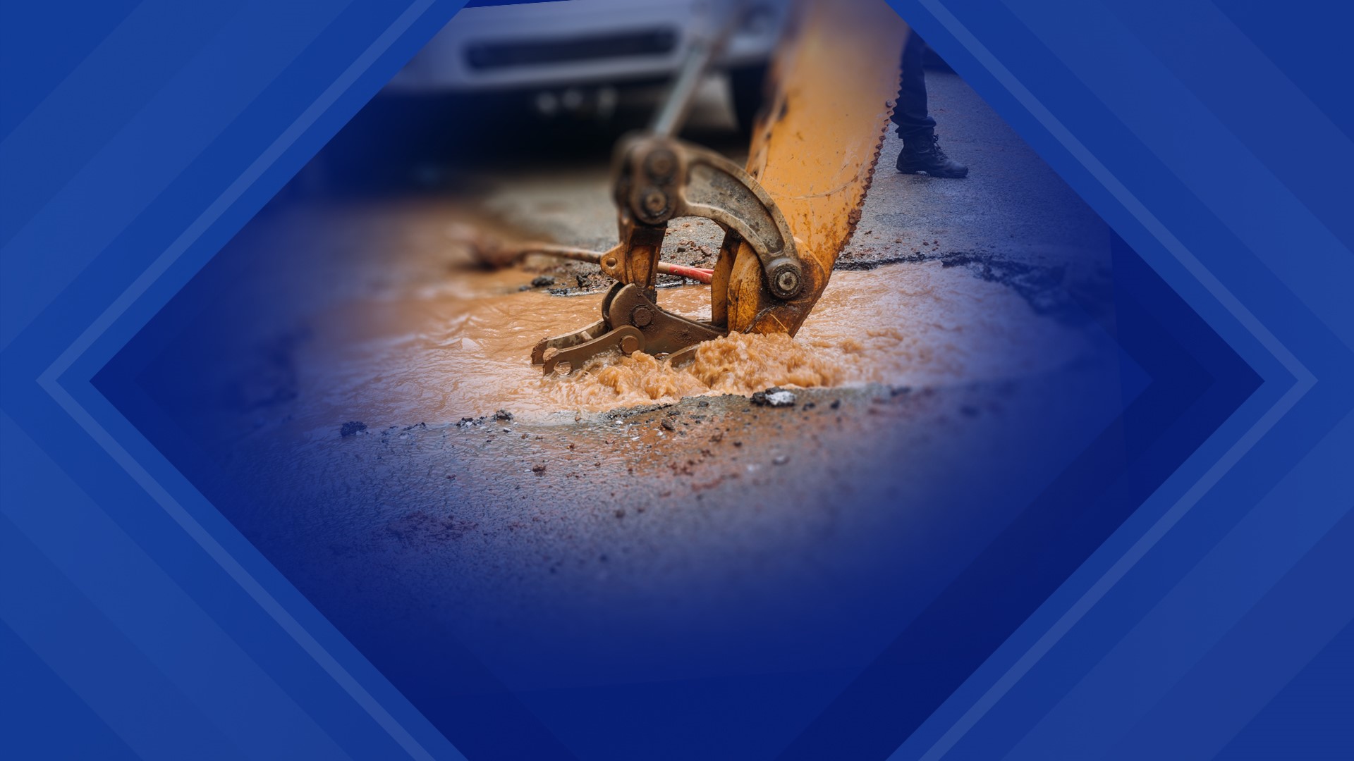 Water main break in Luzerne County impacts multiple businesses