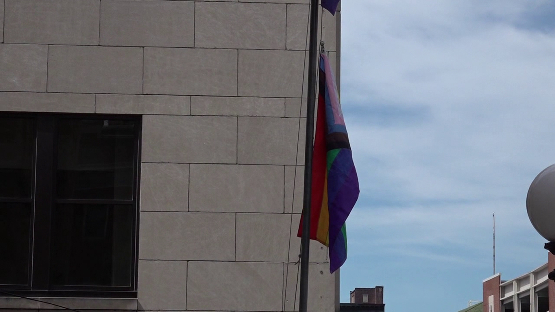 Pride Month celebrated a flag-raising in Scranton