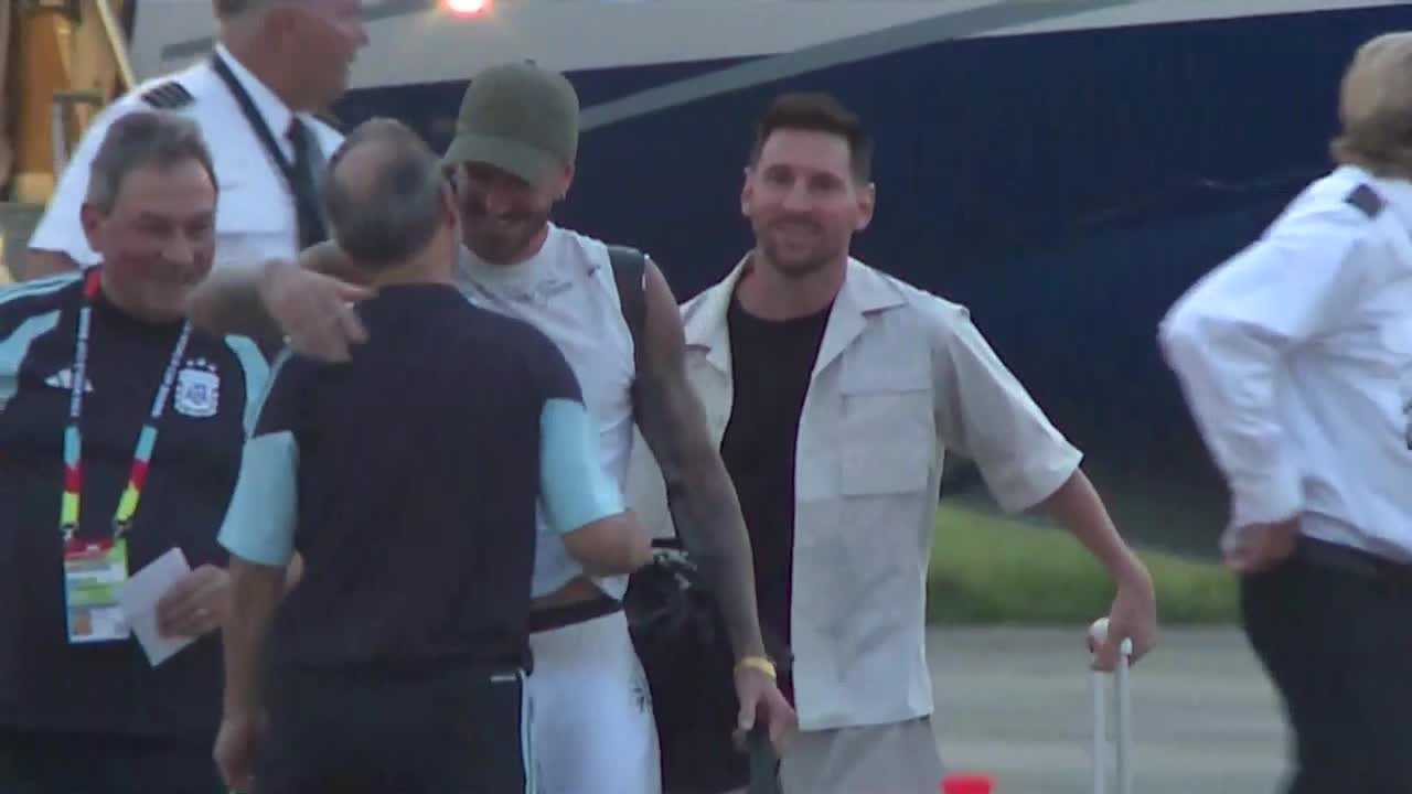 Argentina's Lionel Messi lands in Kansas City to begin quest for ...