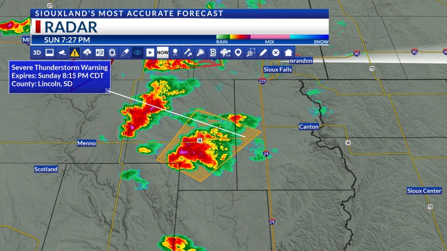 Severe thunderstorm warning this Sunday – 5/31/2026