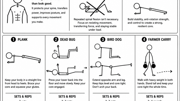 How to build a stronger core without crunches