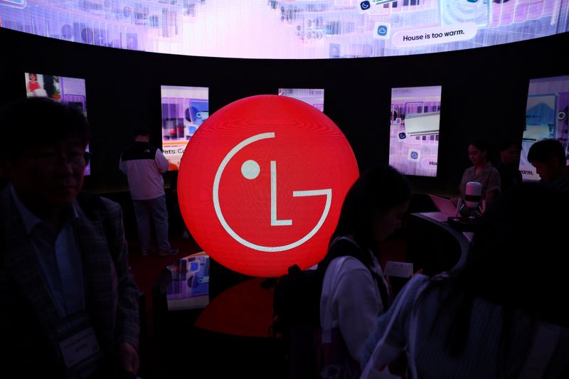 LG shares rally on hopes for AI, robot cooperation with Nvidia, media says