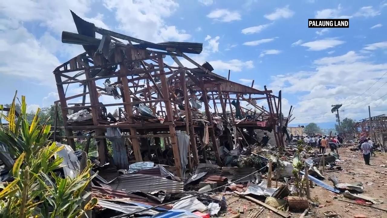 Blast at building storing explosives in Myanmar kills more than 45 people
