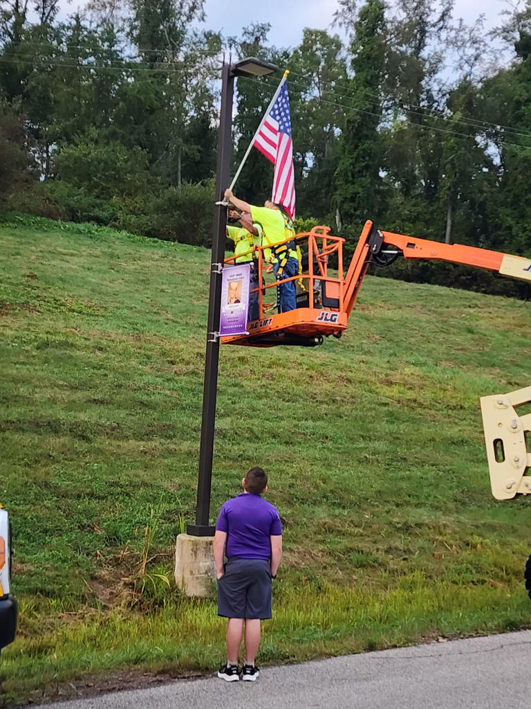 Boy raises funds for patriotic flags in Pennsylvania