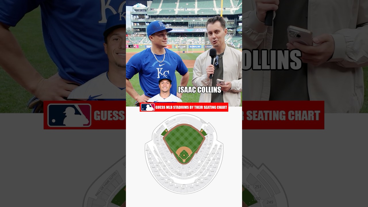 Can Royals star guess these MLB stadiums by their seating charts?
