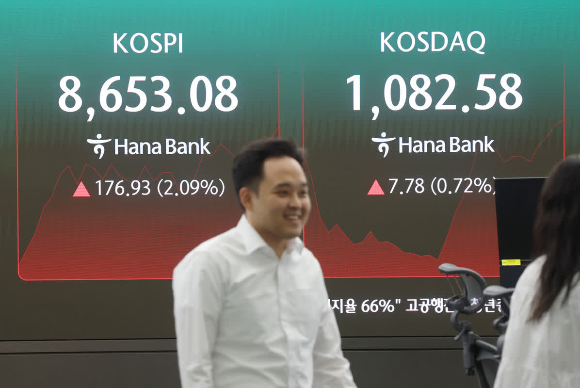 진격의 코스피 8800까지 돌파…사상 최고치 경신
