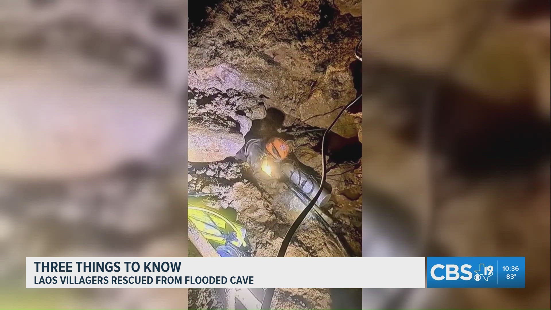 Four villagers rescued from flooded cave in Laos after 10 days