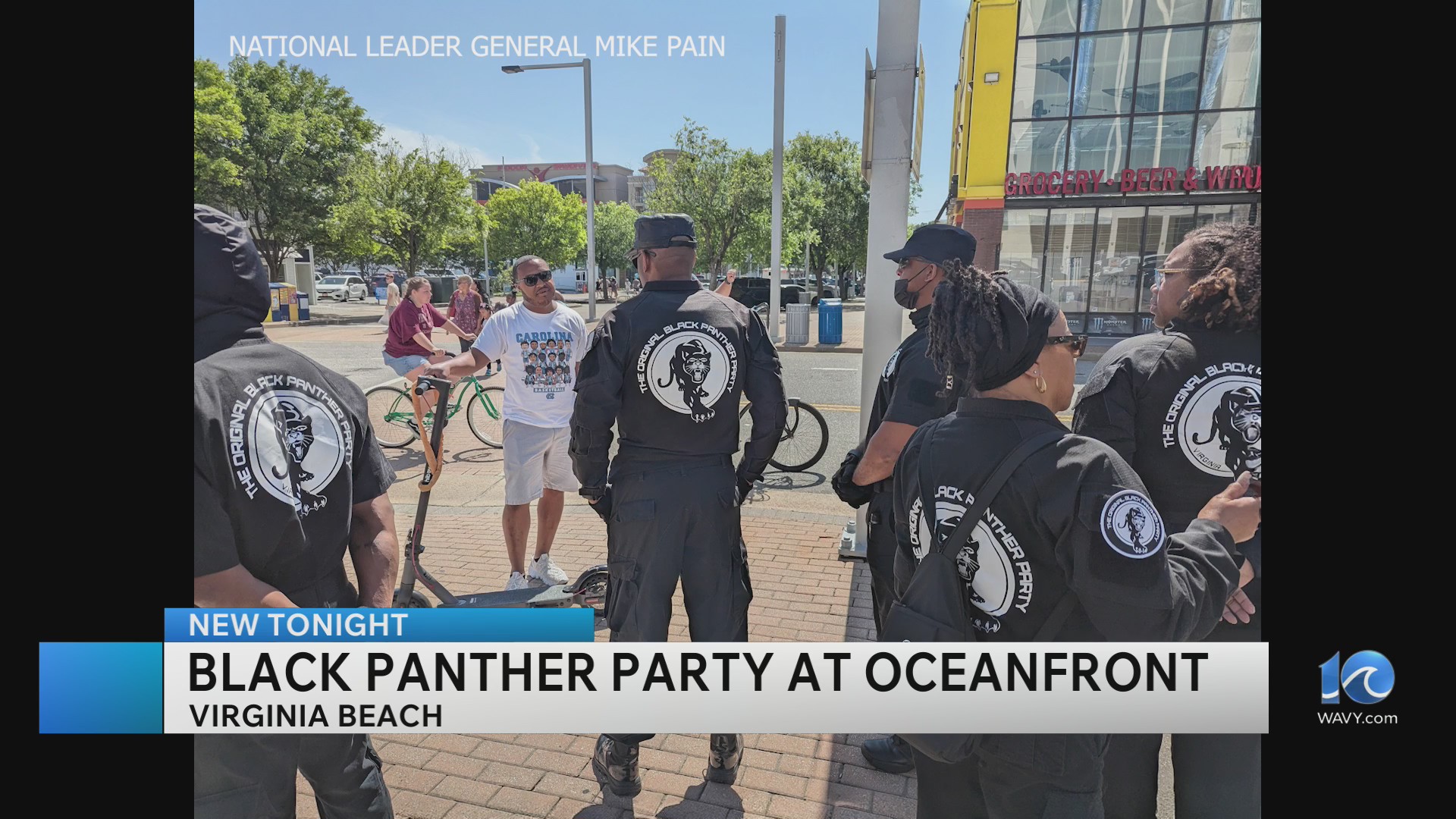 The Original Black Panther Party patrol the Virginia Beach Oceanfront