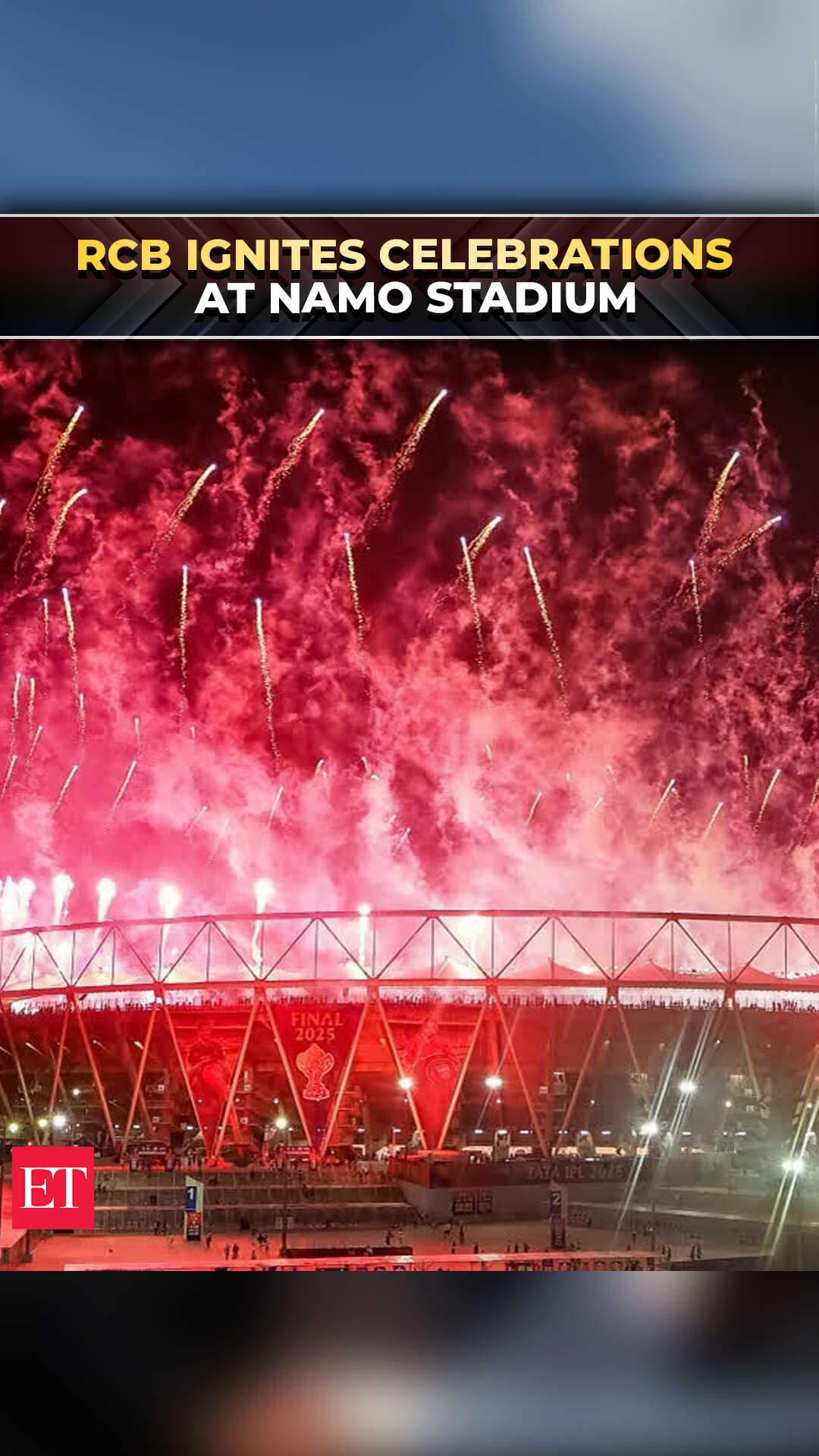Namo Stadium lights up with fireworks as RCB seals back-to-back IPL titles