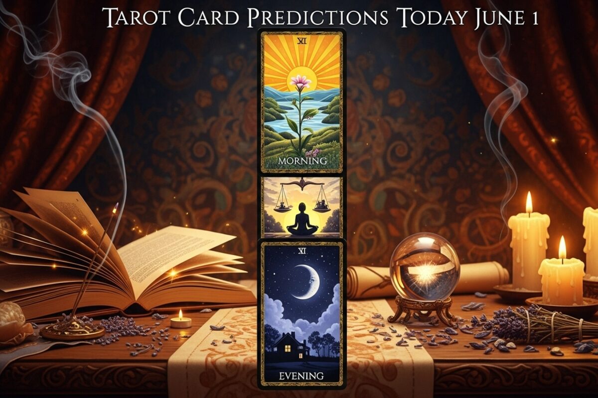 Tarot card reading today, June 1, 2026
