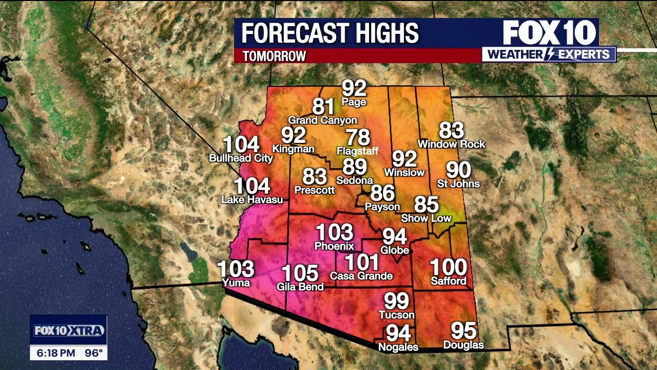 Arizona weather forecast: Hot weekend expected for Phoenix