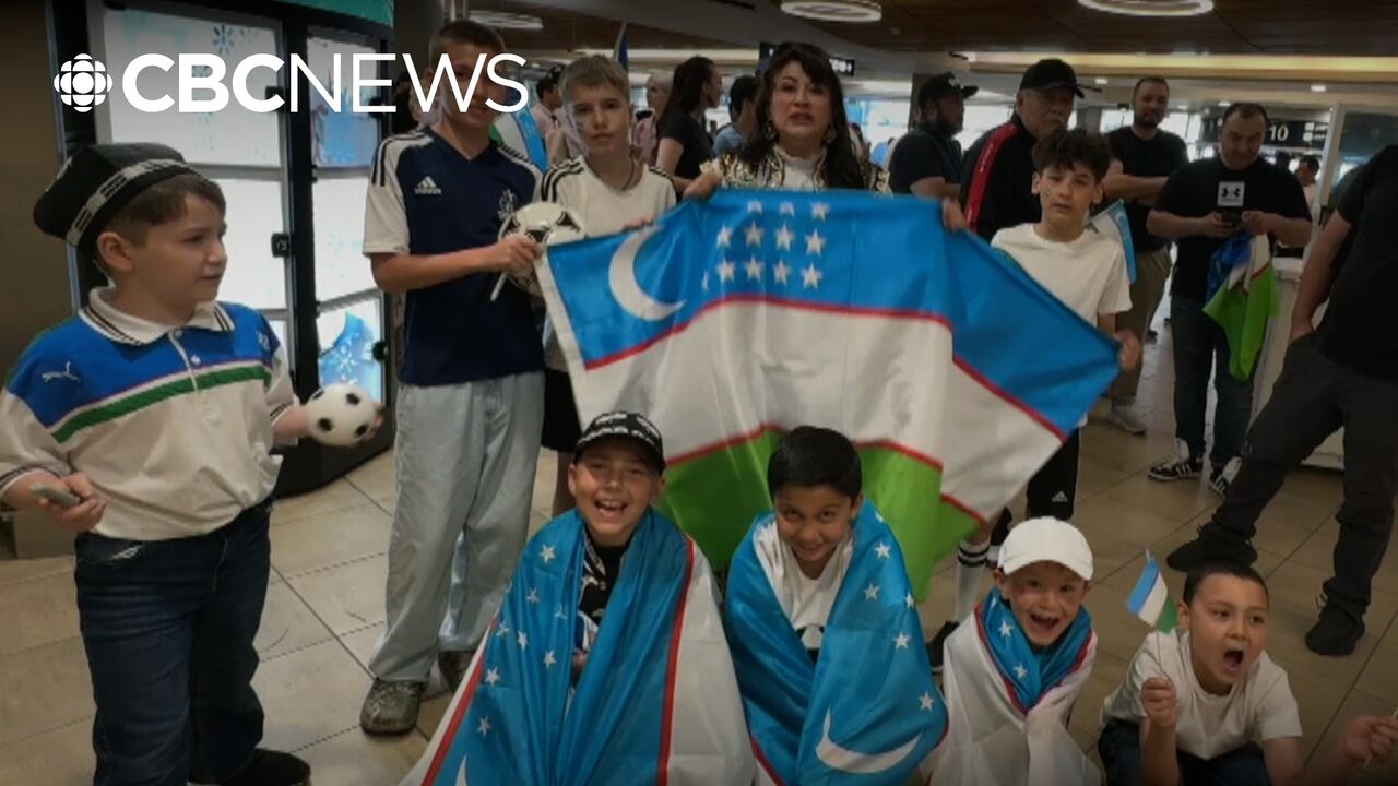 Uzbekistan soccer fans welcome team to Edmonton for friendly match