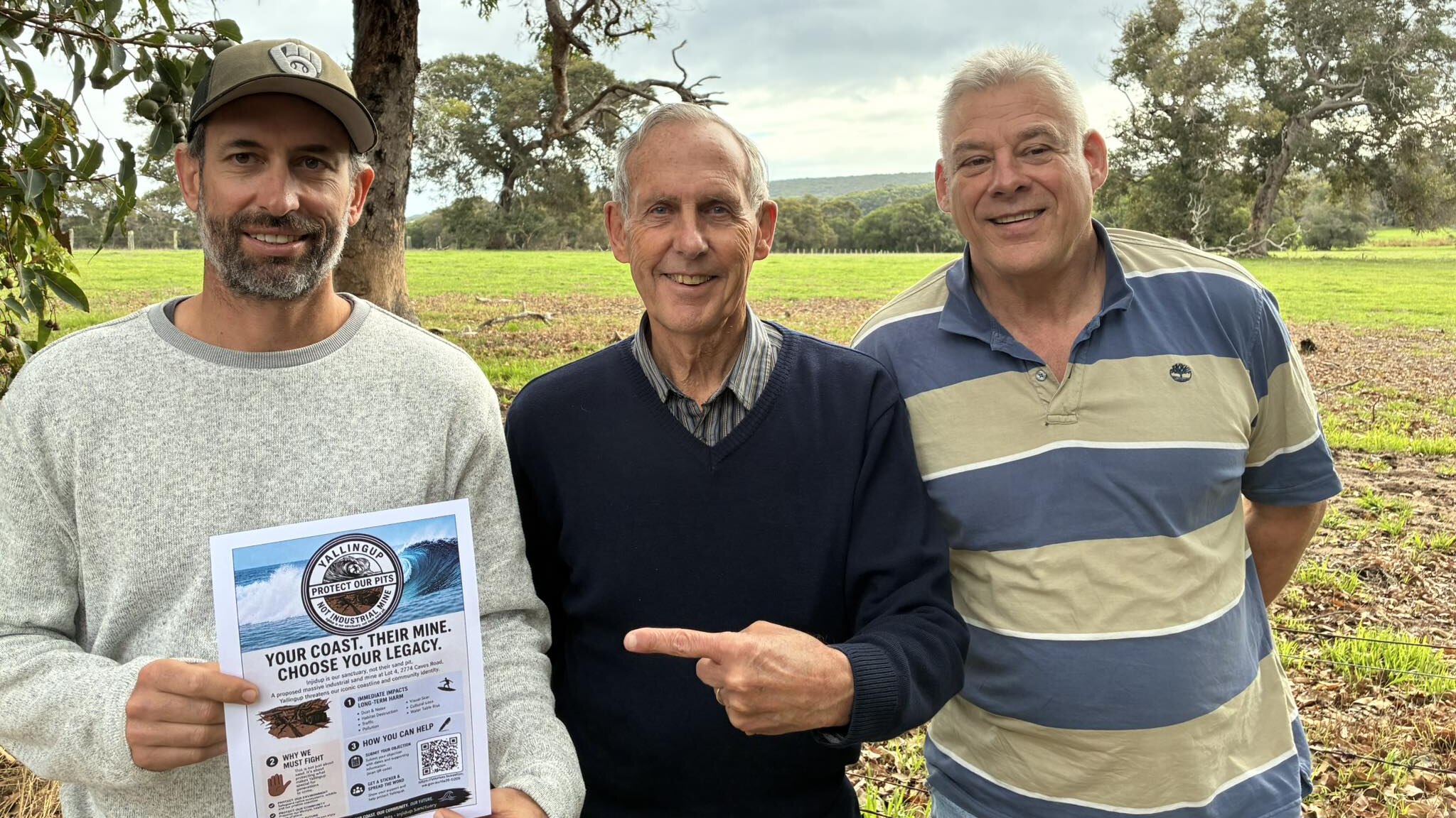 Greens stalwart Bob Brown joins fight against small South West sand mine