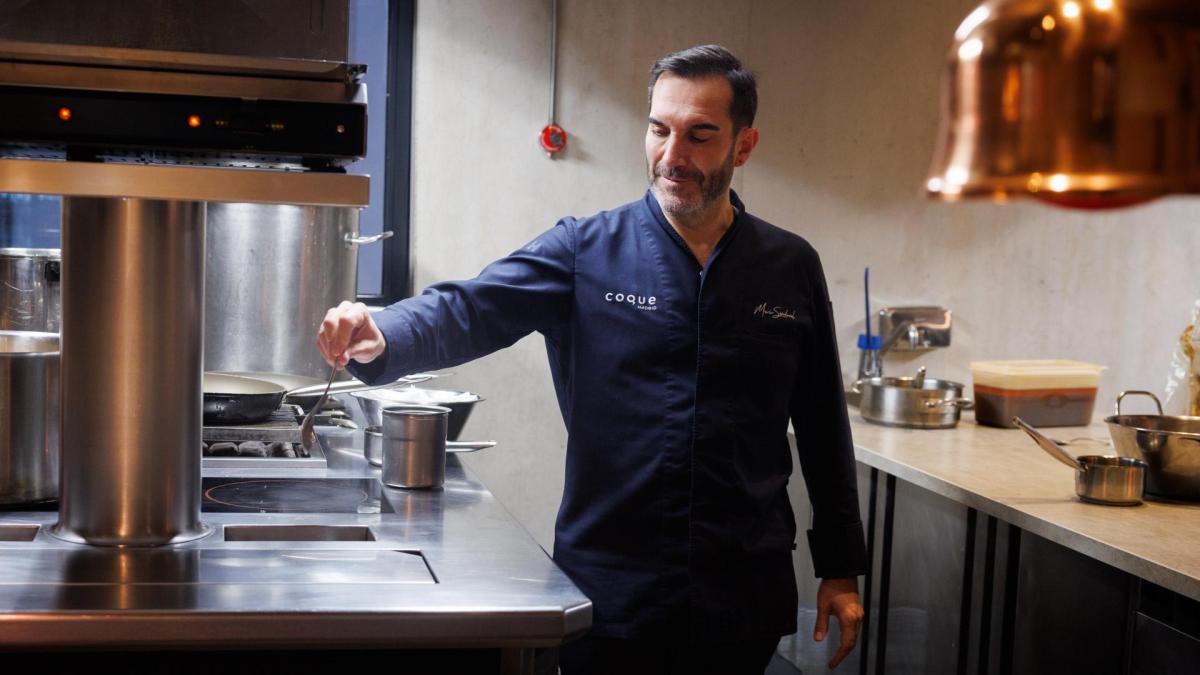 Mario Sandoval, chef con dos estrellas Michelin, se rinde al producto ...